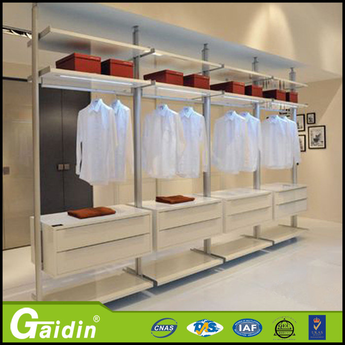 aluminum profile bedroom furniture save space closet cabinet organizers cloth modular wardrobe