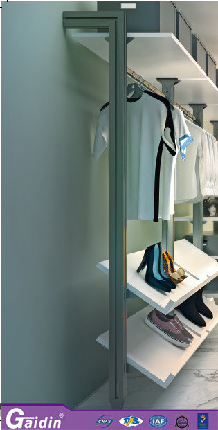 Household elegant aluminium storage shelving systems wardrobe fittings walk in wardrobes closets