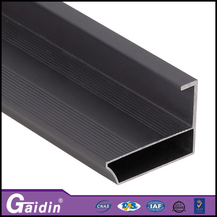 aluminum extrude global market curved kitchen cabinet shower door handle profiles
