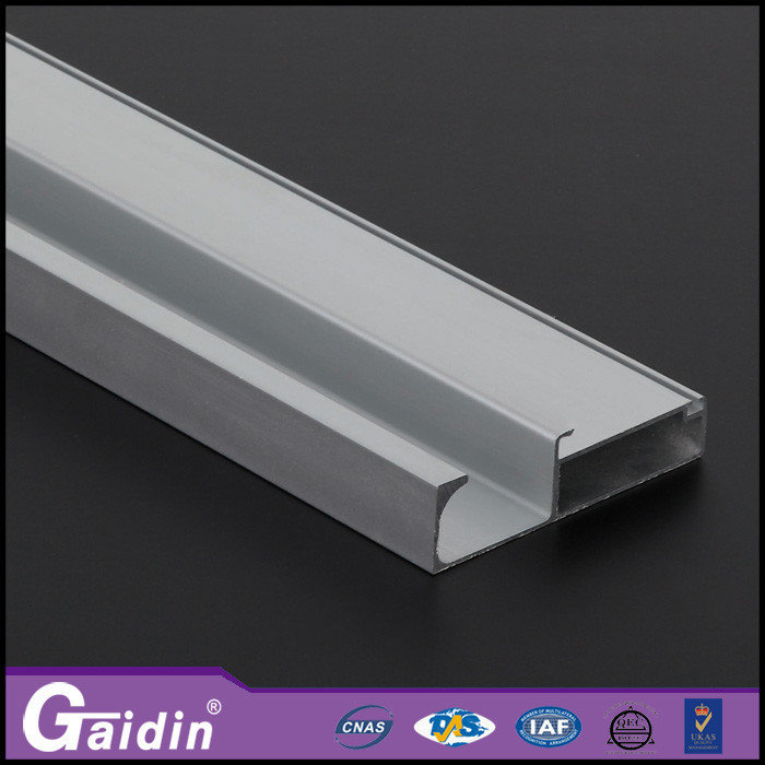 aluminum extrude global market CNC curved kitchen cabinet shower door handle profiles