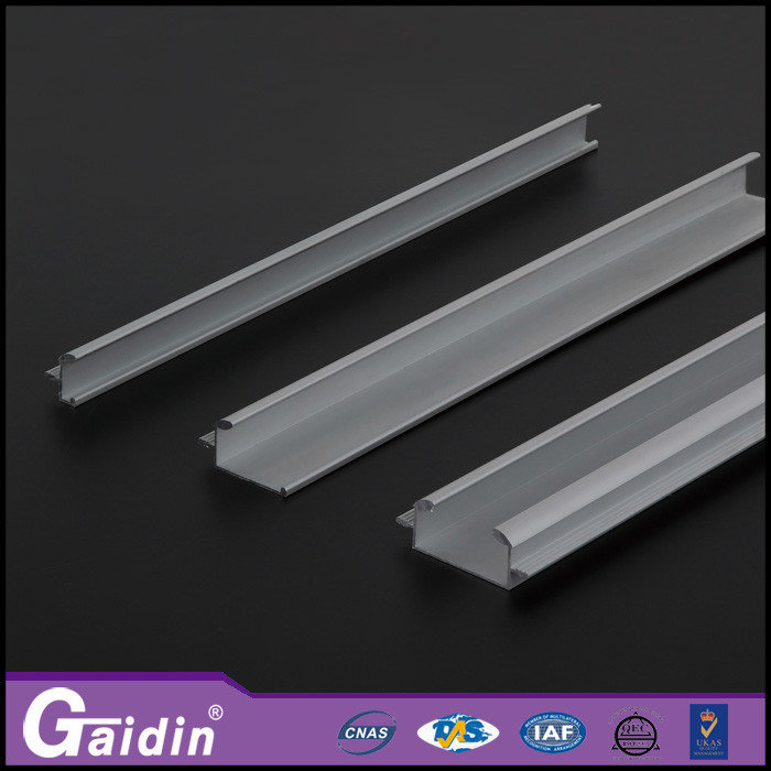 aluminum extrude global market CNC woodgrain kitchen cabinet shower door handle profiles