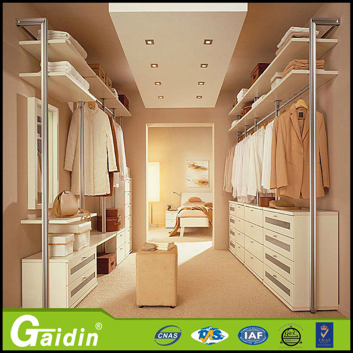 furniture easy installed european style pole system wardrobe walk in closet for sale