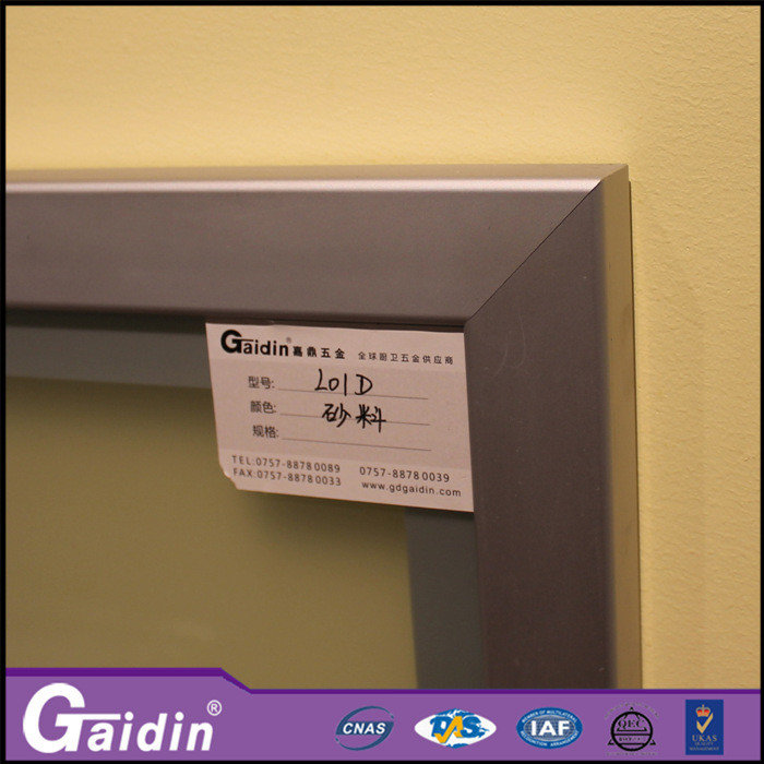mill finished anodized wooodgrain factory supply electrophoresis aluminum door frame