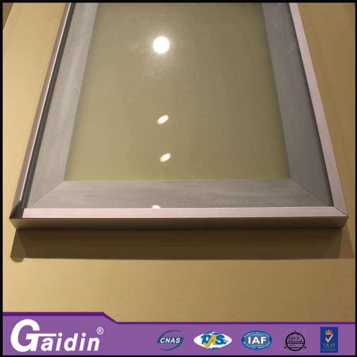 mill finished anodized glass insert electrophoresis kitchen cabinet aluminum door frame