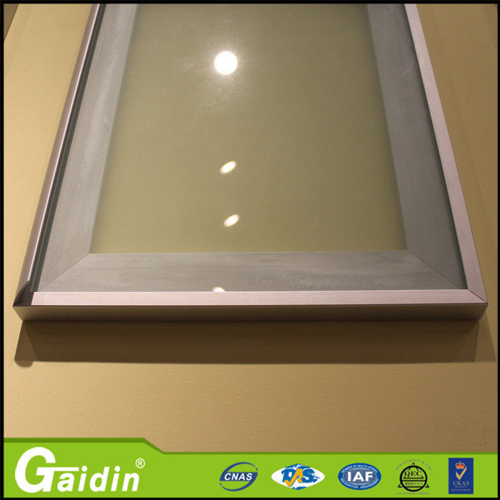 anodized glass insert 1000 to 6000mm factory supply kitchen cabinet aluminum door frame