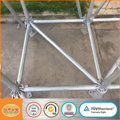 Scaffolding painted galvanized high bearing strength scaffold Ring lock system standards verticals 0.5ML-3.0ML