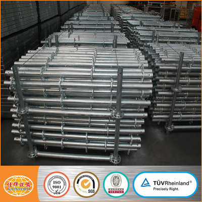 Scaffolding painted galvanized high bearing strength scaffold Ring lock system standards verticals 0.5ML-3.0ML