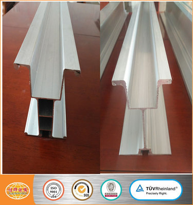 Aluminium extrusion C beam,connecting beam with anodized silver surface treatment