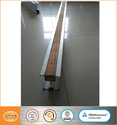 Aluminium extrusion C beam,connecting beam with anodized silver surface treatment