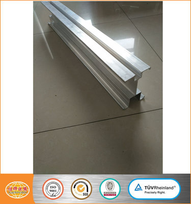 Aluminium extrusion C beam,connecting beam with anodized silver surface treatment