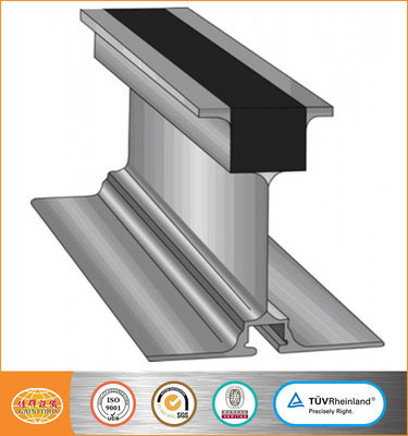 Aluminium extrusion C beam,connecting beam with anodized silver surface treatment