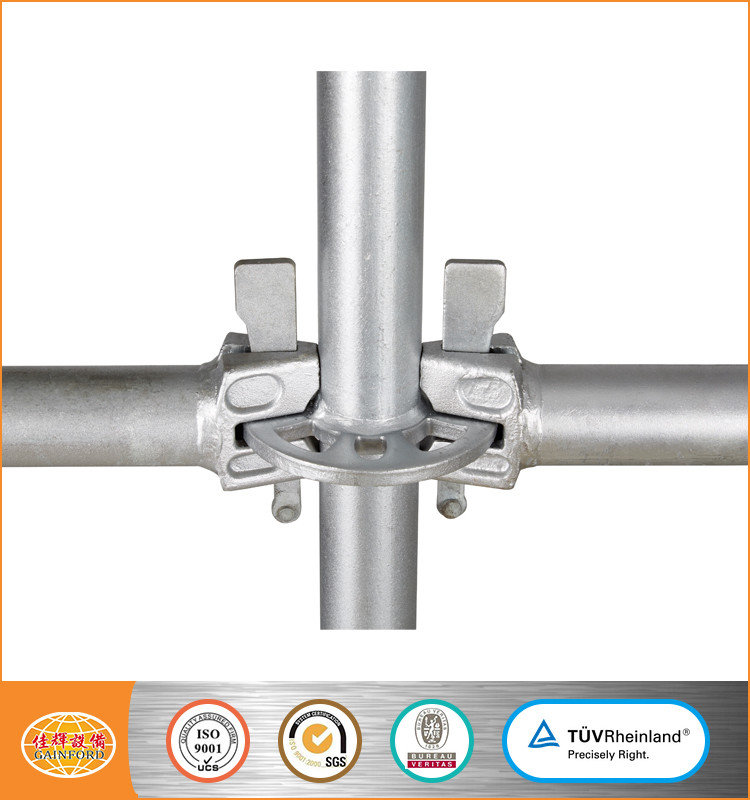 Scaffolding painted galvanized high bearing strength scaffold Ring lock system standards verticals 0.5ML-3.0ML