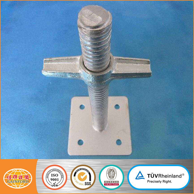 U Head Base Jack Hollow and Solid Scaffolding Steel Screw Base Jack for Construction