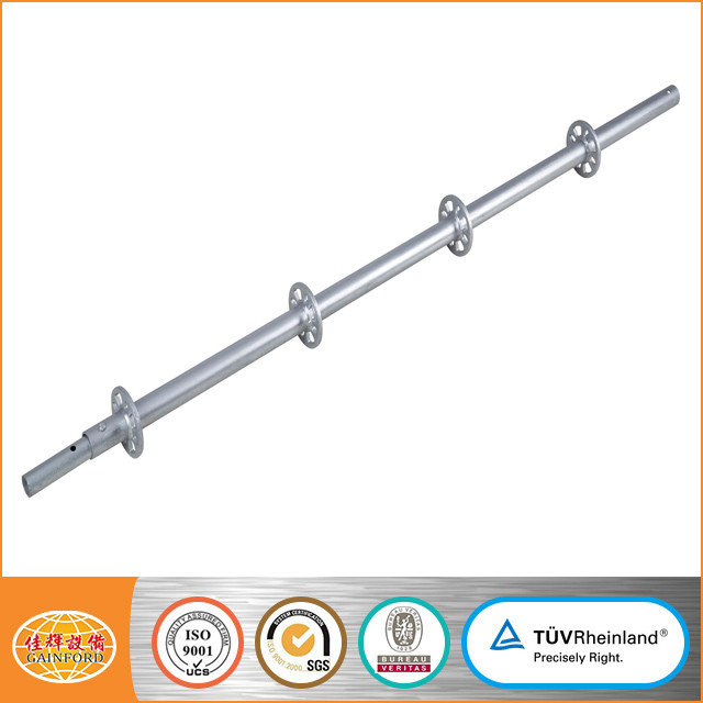 SGS certified Q345 Steel Electronic Galvanized automatic welding ringlock scaffolding of pipe and parts name