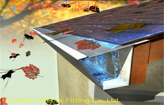 Stainless Steel Gutter Guard For Light Industrial , 1000mm - 6000mm Length