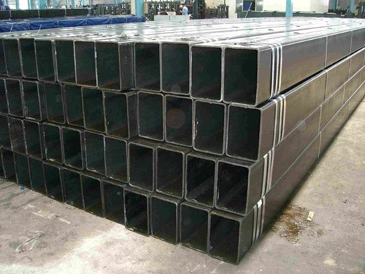 Tubes en acier de place de Q345 SS400 Q235/tuyau d'acier structurel laminé à chaud