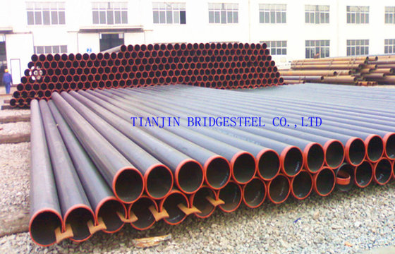 Tubería de acero inconsútil laminada en caliente/tubo de ASTM A106 para el material de construcción