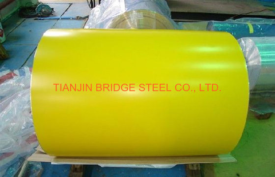 Gelbes blaues Rot SGCC galvanisierte Farbe beschichtete Stahlspule mit 900mm - 1250mm Breite