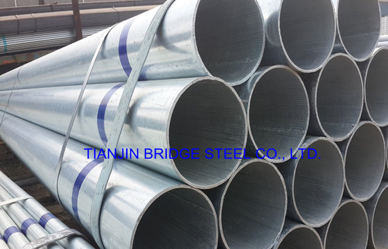 Programme 80 BS 1387 ASTM A53 de tuyau d'acier galvanisé 1 par pouce