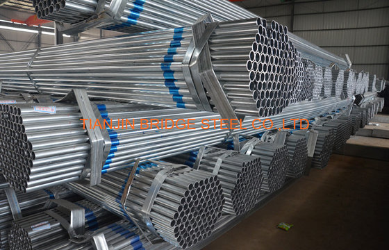 pouce de 1/2 - 16 pouces soudés pré ont galvanisé le tube rond BS1387, en 10297 de tuyau d'acier des BS