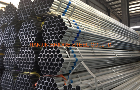 2"/6" Q215 ERW a pré galvanisé le tube rond de tuyau d'acier anticorrosion