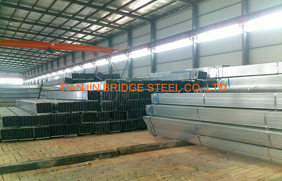 Tubo rectangular de acero pre galvanizado Q195 ISO9001 anticorrosión - 2000 de 2 pulgadas