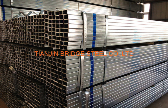 Tubo rectangular de acero pre galvanizado Q195 ISO9001 anticorrosión - 2000 de 2 pulgadas
