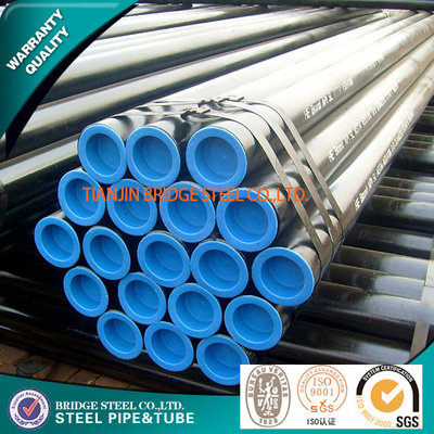 En peinte noire 10219 du rond de tube d'acier doux de JIS G 3452 Q235 ASTM A500 DIN