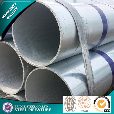Diamètre doux galvanisé rond du tube SS400 STK400 STK500 d'acier d'ASTM A53 grand