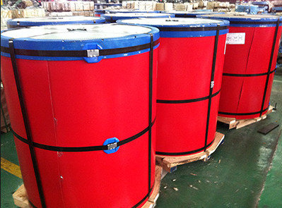 Bobine en acier galvanisée enduite d'une première couche de peinture plongée chaude avec la peinture JIS G3312 CGCC du PE/HDP