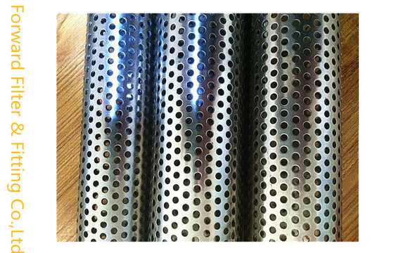 Filtration / Separation Perforated Metal Tube , Perforated Stainless Steel Tubing