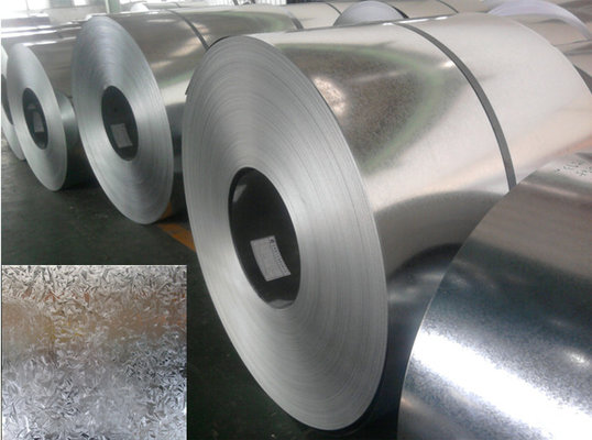 DX51D Prime Hot Dipped Galvanized Steel Coils , galvanized metal strips EN10327