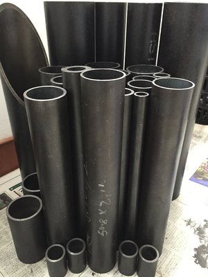 Tubes en acier circulaires sans couture de la haute performance DIN1630, tuyau d'acier au carbone noir