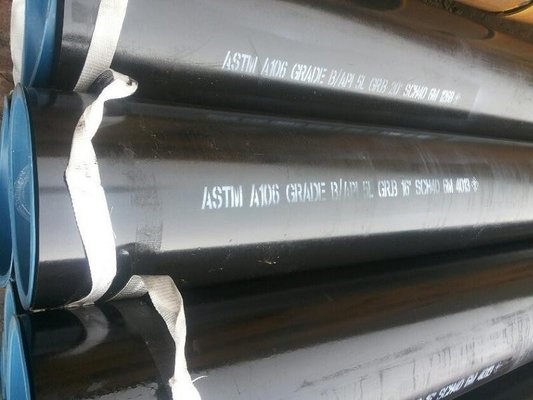 Tuyau sans couture d'acier au carbone d'api 5L Gr.B/ASTM A106/A 53 Gr.B, 16" Sch40