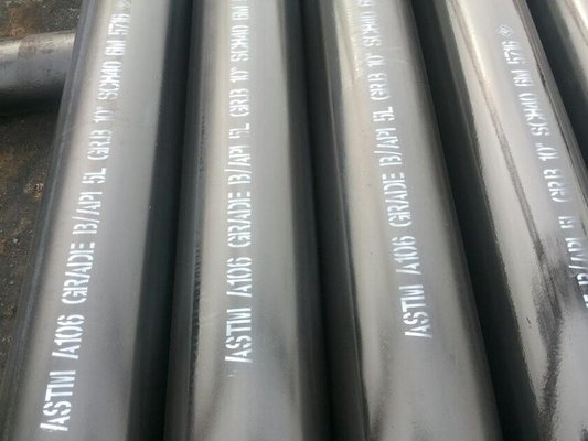 Tuyau sans couture d'acier au carbone d'api 5L Gr.B/ASTM A106/A 53 Gr.B, 16" Sch40
