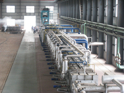 Chaîne de production en acier continue de galvanisation d'immersion chaude de bande bobine en acier laminée à froid