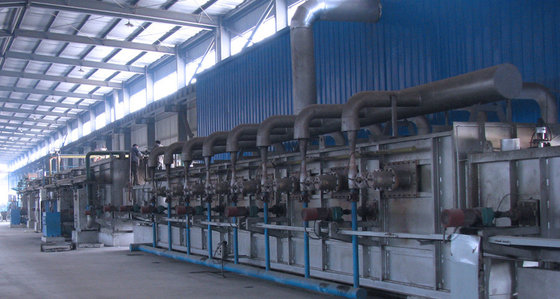 Chaîne de production en acier continue de galvanisation d'immersion chaude de bande bobine en acier laminée à froid