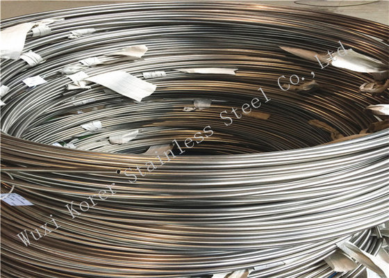 Tuyauterie soudée ronde de bobine d'acier inoxydable avec ASTM A249, tuyaux de faible diamètre de solides solubles