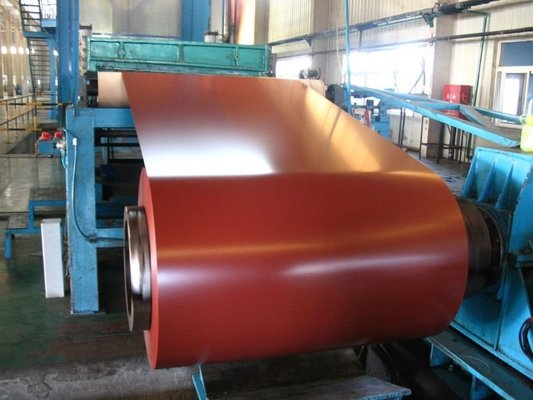 Hochfeste Stahlplatte vorgestrichene Breite Galvalume-Stahlspule LÄRMS 1250mm 15 Mikrons Spitzenlackierung umwickelt