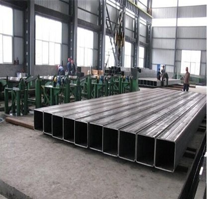Doux S275 laminé à froid par S355 carré d'en 10219 de tuyau d'acier soudé par carbone