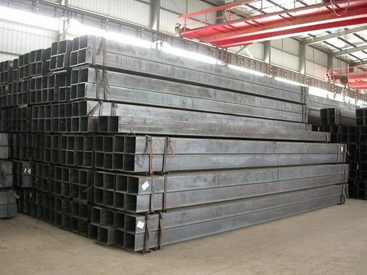 Tuyau d'acier S355 carré structurel laminé à chaud pour le toit de construction de pont