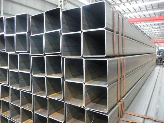 O.D tuyau d'acier carré de 20mm x de 20mm - de 500mm x de 500mm avec le mur mince pour la construction