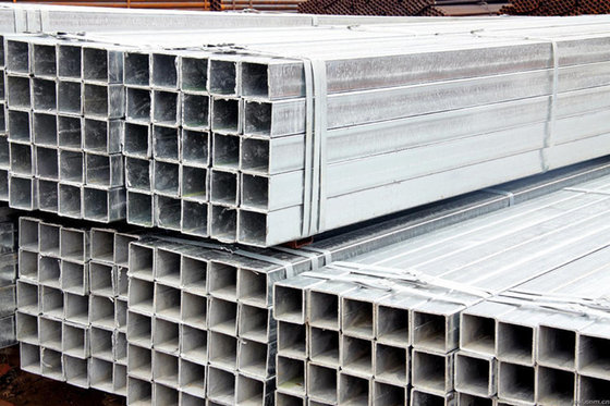 O.D tuyau d'acier carré de 20mm x de 20mm - de 500mm x de 500mm avec le mur mince pour la construction