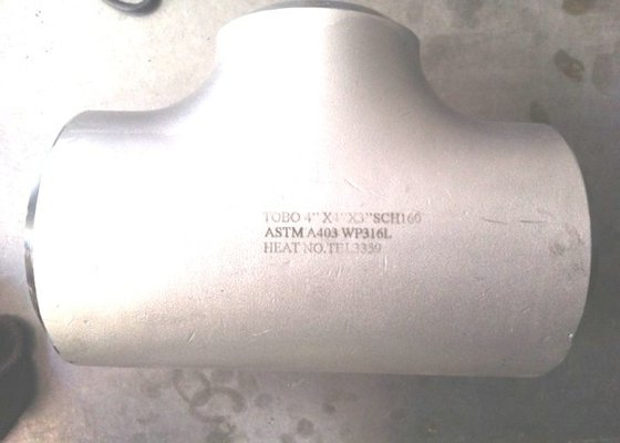 Inoxydable tuyau d'acier pièce en t ASTM/ASME SB 336/UNS 2200 (NICKEL 200)/UNS 2201) (de NICKEL 201/UNS 4400