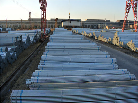 Q195 Q235B Q345 a pré galvanisé le tube de tuyau d'acier/d'acier au carbone soudure de l'électricité