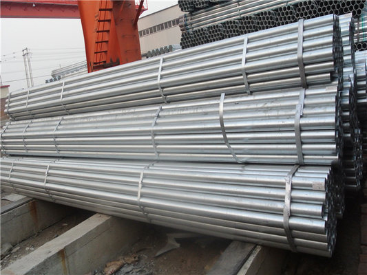 Q195 Q235B Q345 a pré galvanisé le tube de tuyau d'acier/d'acier au carbone soudure de l'électricité