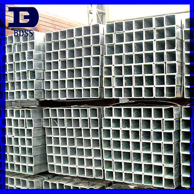 Q235 tubes en acier soudés ronds, tuyau d'acier structurel rectangulaire