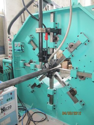 Machine automatique de Fermer-Soudure de 340/14000mm Polonais léger, machine de soudure de tube