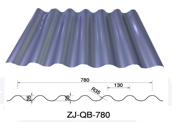 Galvanized strich profiliertes Metalldach-Blatt/das wellenartig bewegte Stahlblech der Art vor
