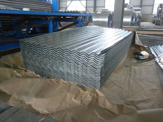 толщина 0.15-1.5mm гальванизировала рифлёный лист толя, ASTM A653